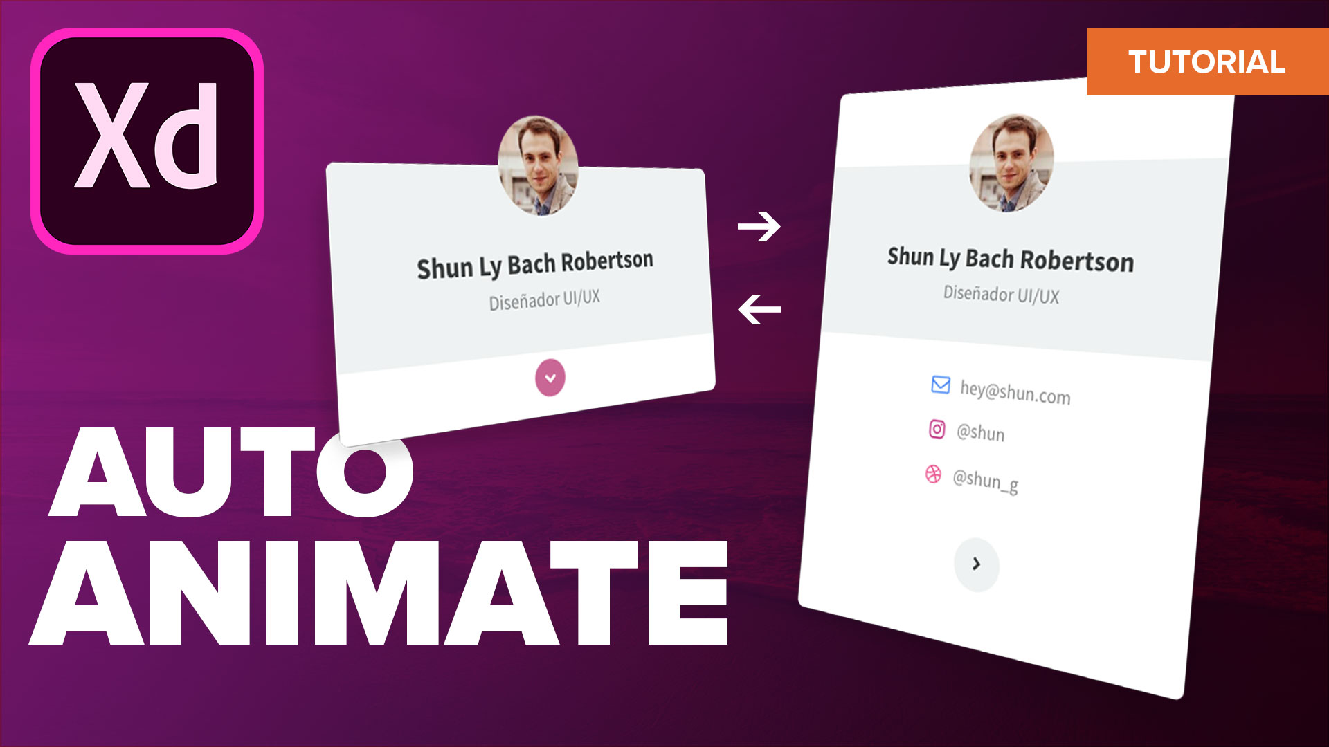 Animación automática en Adobe XD - Francisco Aguilera G.